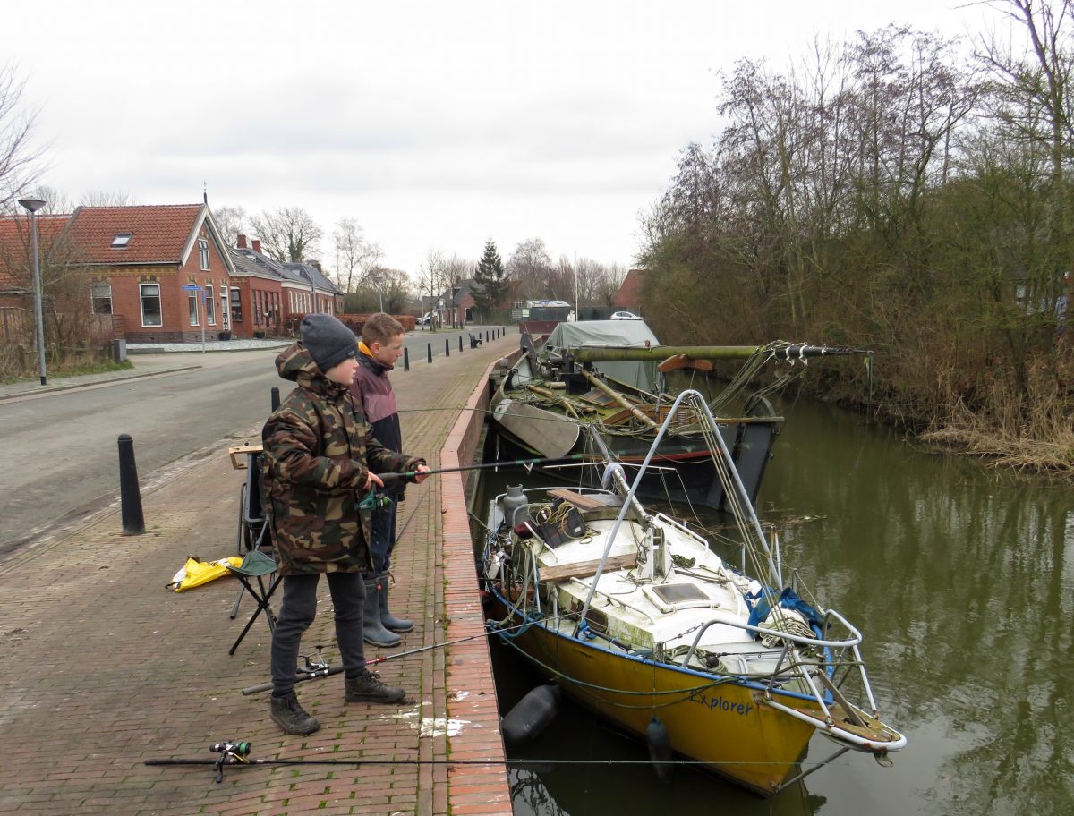 Ook zonder vis kunnen Ruben en Brian een goede dag hebben