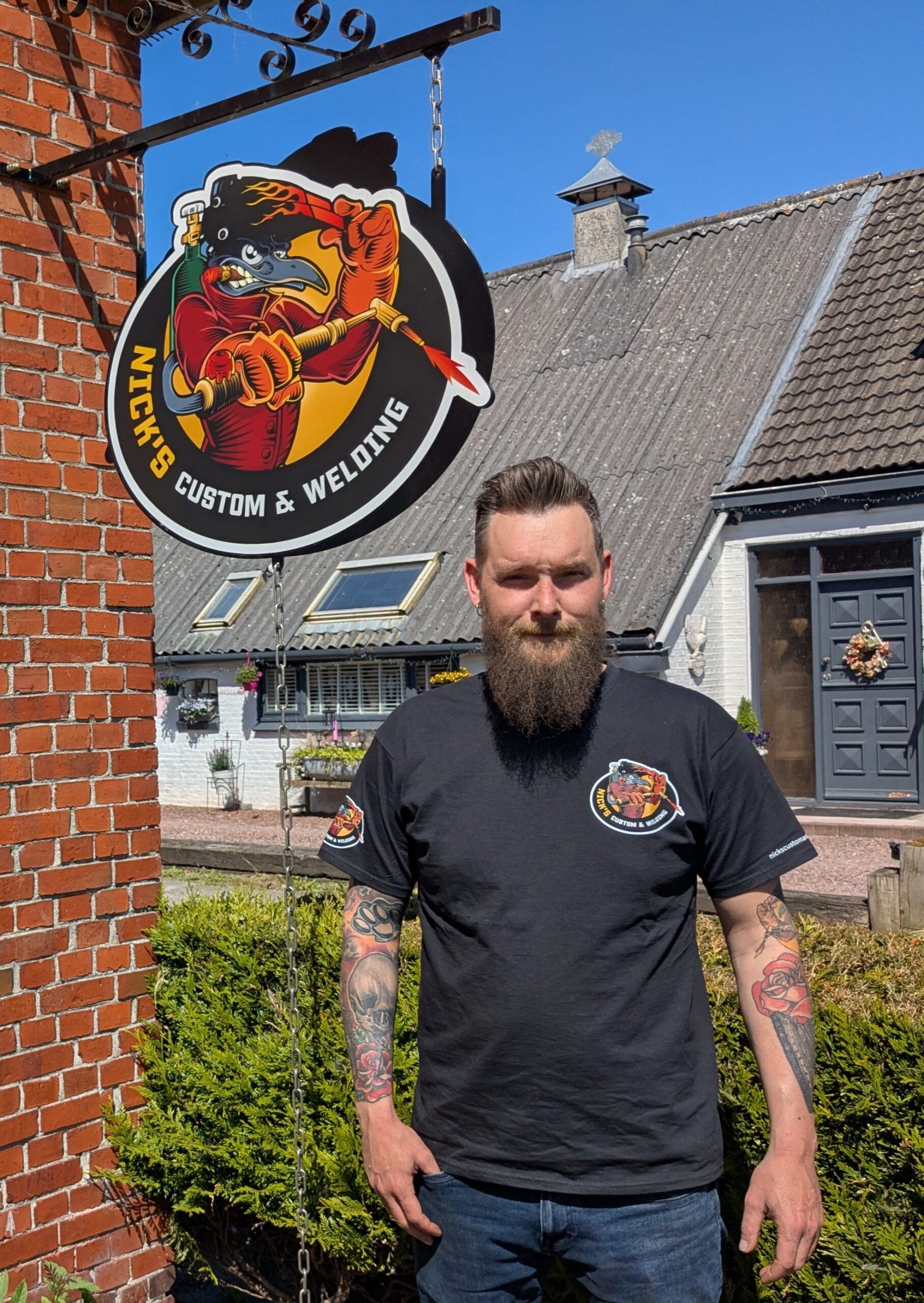 Nick heeft van zijn passie (motoren en lassen) zijn werk gemaakt